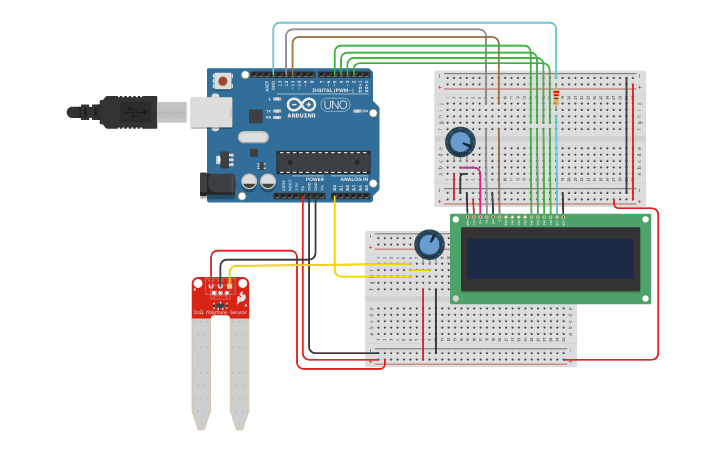 Circuit Design Moisture Sensor Example Tinkercad