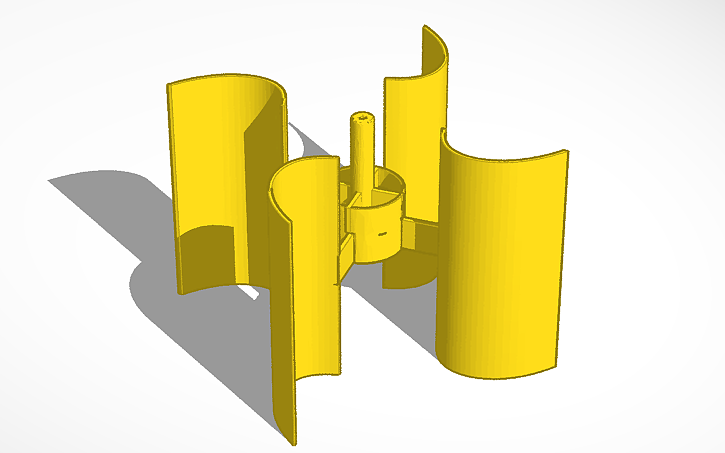 3D design Mini Wind Turbine Blade | Tinkercad
