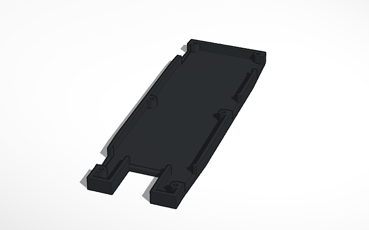 3D design SK King Kong 260 Drone - Base Plate 5mm Deep with Alarm Cut ...