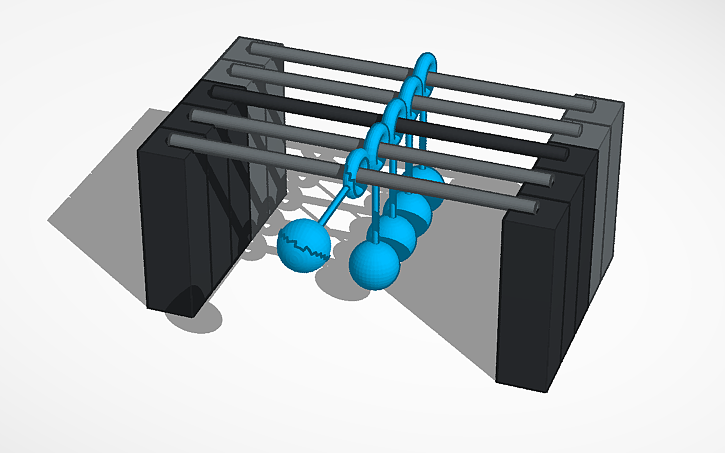 3D design pendulo - Tinkercad