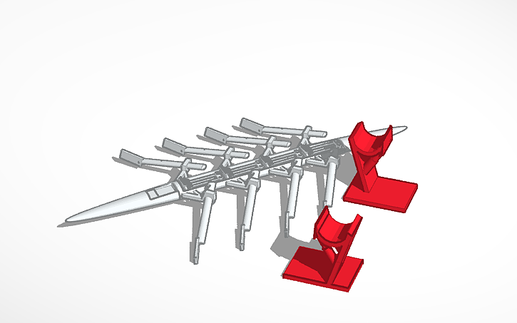 3D design quad rowing boat - Tinkercad