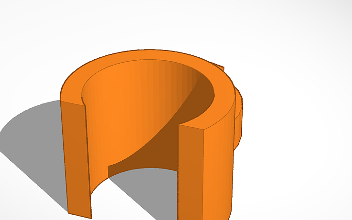 3D design Surface Pen Holder Clip - Tinkercad