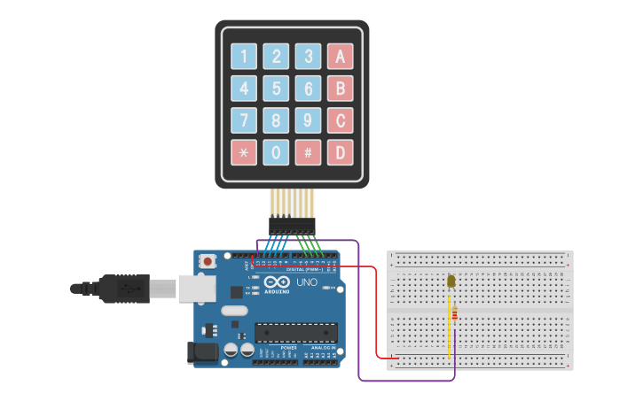 Circuit Design Тема 2 №7 Tinkercad
