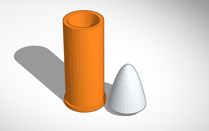 3D design bullet x | Tinkercad