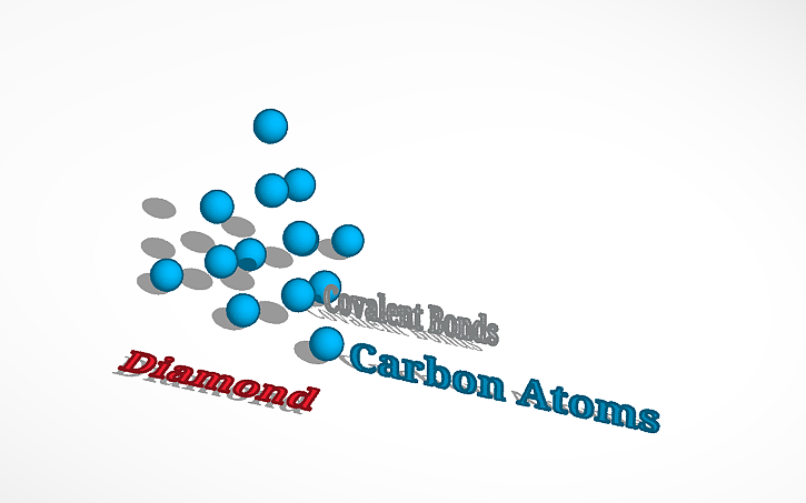 3d Design Ionic And Covalent Bonding Lattice 2 Tinkercad