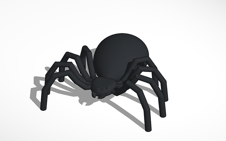 3D design spider - Tinkercad