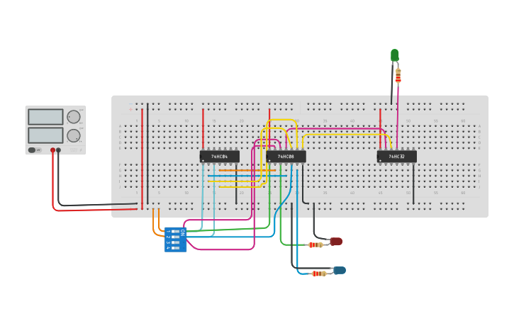 Circuit design Comparator - Tinkercad
