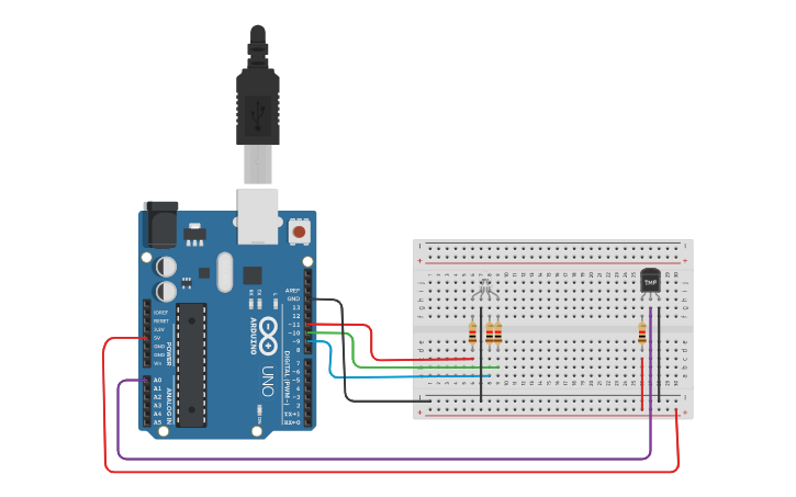 Circuit design Lab 11 - Tinkercad