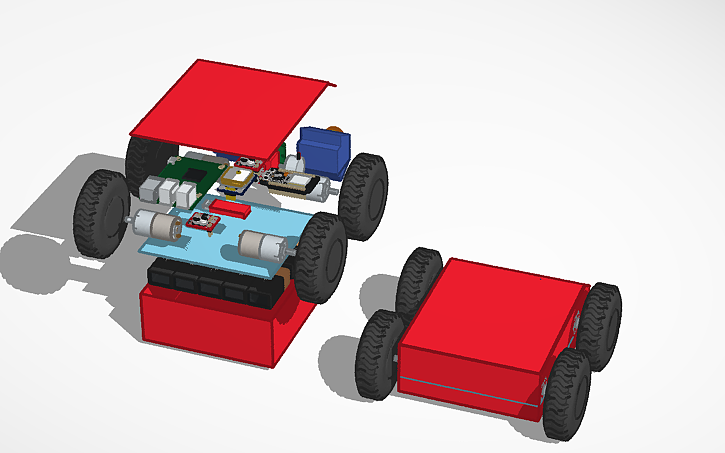 3d Design Robot Car Tinkercad