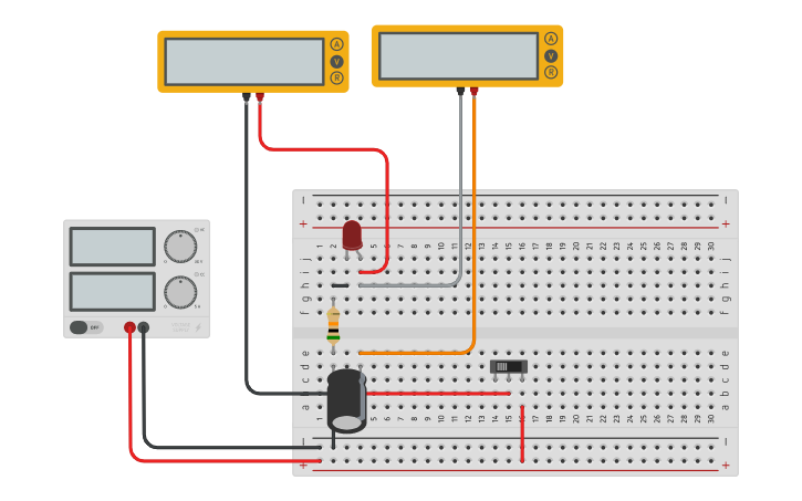 Circuit Design Funcionamiento De Capacitor Tinkercad