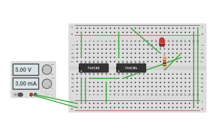 Circuit design Wiring Components - Tinkercad