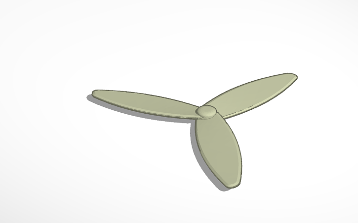 3D design helice 3pals_2 - Tinkercad