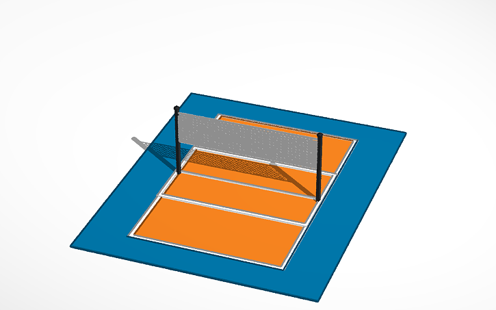 3D design volleyball - Tinkercad