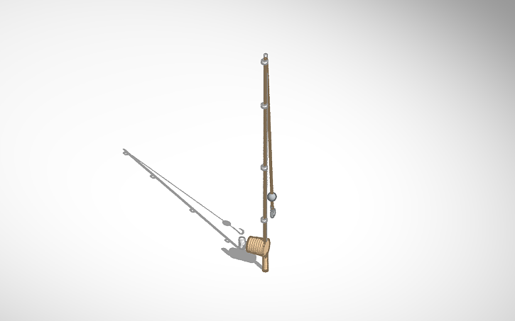 3D design Fishing Rod - Tinkercad