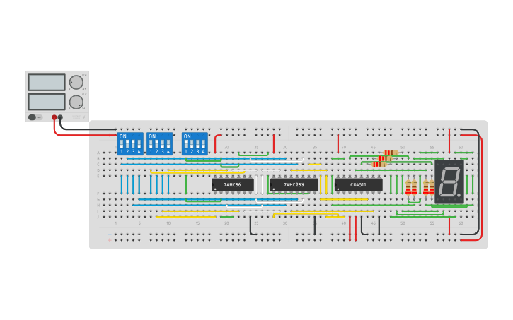 Circuit design 1968723_Proyecto6_Calculadora - Tinkercad