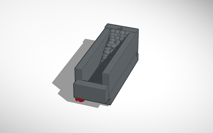 3D design usb desk waterfall try 1 - Tinkercad