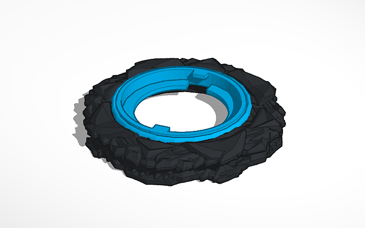 3D design Vice Leopard Forge Disk with Armor - Tinkercad