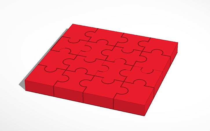 3D design Jigsaw Puzzle - Tinkercad