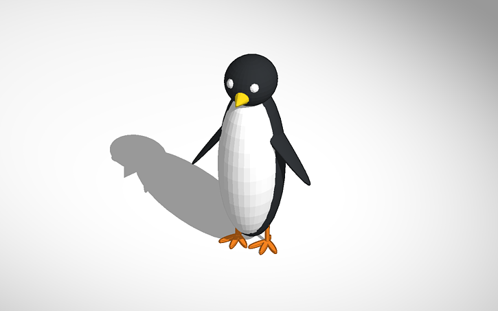 3D design Cartoon Penguin | Tinkercad