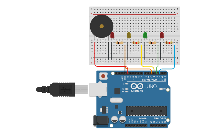 Circuit design Quiz week4 - Tinkercad