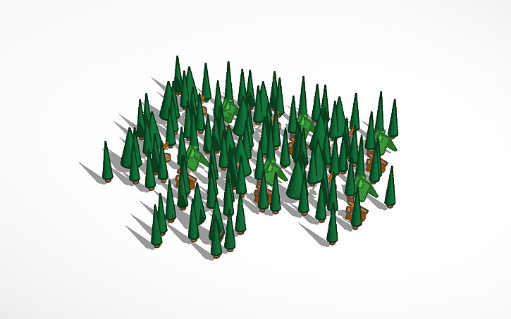 3D design forest camping!!!!!!!! | Tinkercad