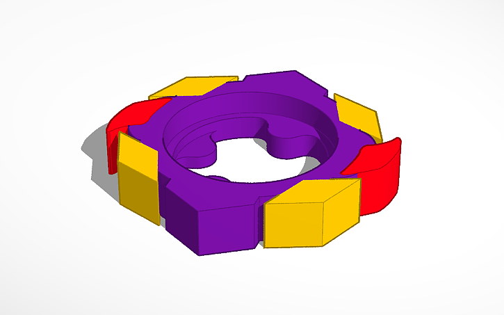 3D design Nova deadlock base - Tinkercad