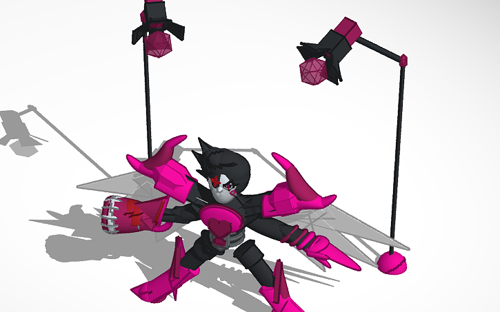 3D design Simon's Mettaton NEO - Tinkercad
