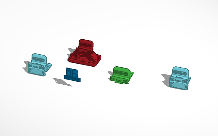 3D design Nintendo Swicth tab stand - Tinkercad