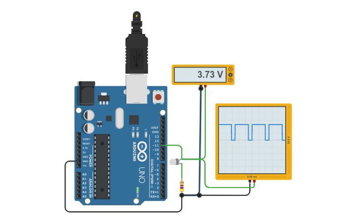 Circuit Design Analogwrite Tinkercad