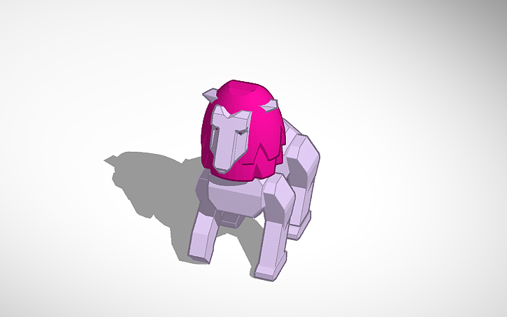 3D design Teacher Sample: Lion | Tinkercad