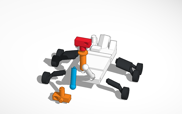 3D design Mars Rover - Tinkercad