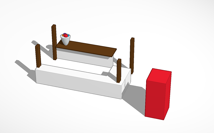 3D design Tiki Bar base | Tinkercad