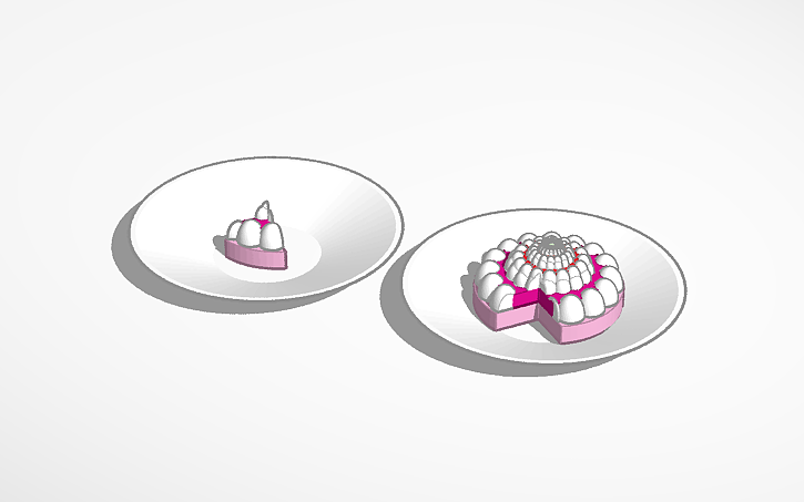 3D design Cake - Tinkercad