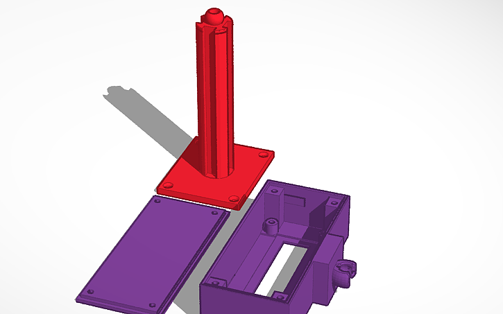 3D design Arduino LCD 16x2 Halter | Tinkercad