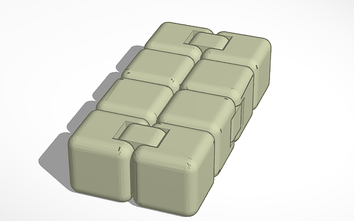 3D design infinity cube (fixed) - Tinkercad