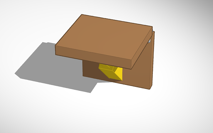3D design Trapdoor - Tinkercad