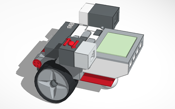 3D design Ev3 Robot - Tinkercad