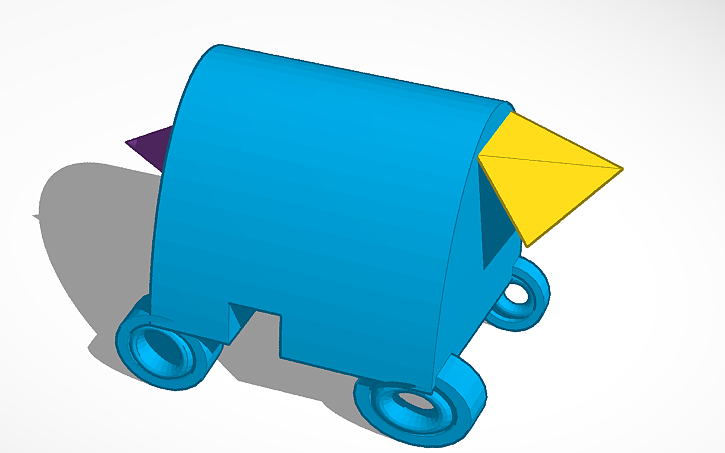 3D design vehicle - Tinkercad