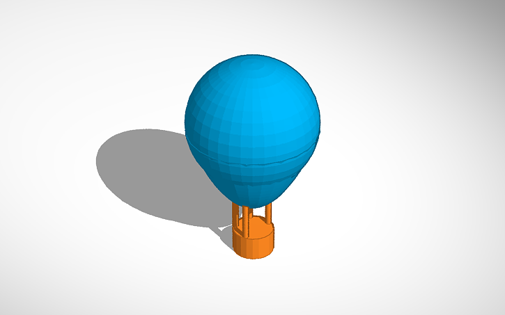 3D design Hot Air Balloon | Tinkercad