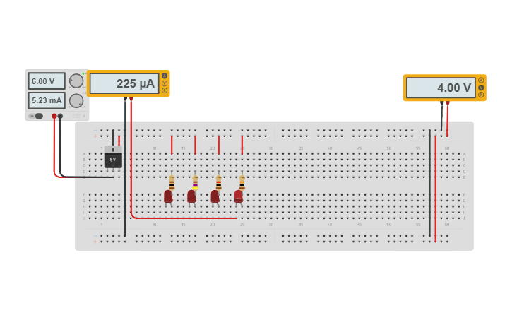 Circuit Design Ammeter Tinkercad