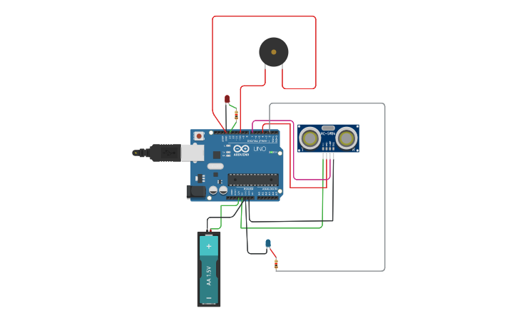 Circuit design Collision detection - Tinkercad