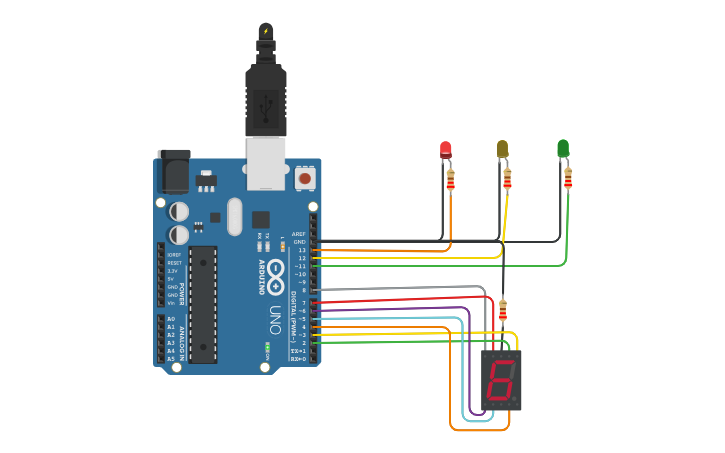 Circuit Design Countdown Tinkercad
