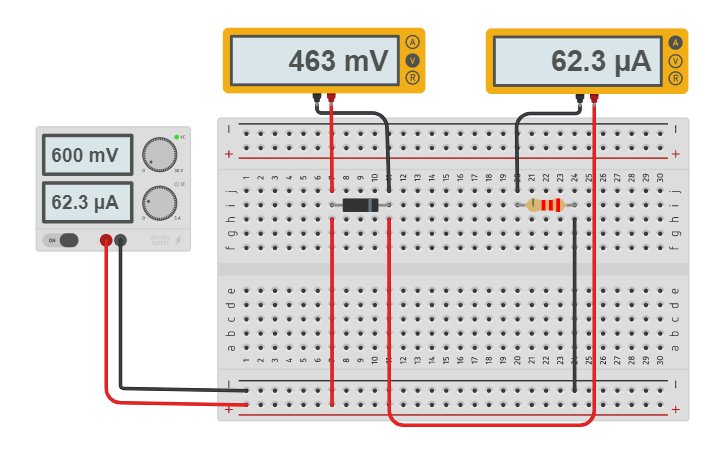 Circuit design Praktikum 1-Forward Bias | Tinkercad Circuit design Praktikum 1-Forward Bias | Tinkercad
