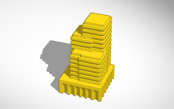 3D design building 1 | Tinkercad