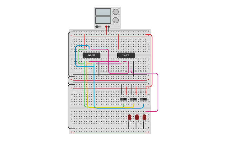 Circuit design Logic circuit I - Tinkercad