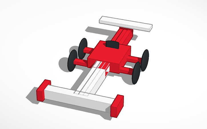 3D design Formula 1 - Tinkercad