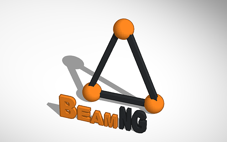 3D design BeamNG.Drive LOGO - Tinkercad
