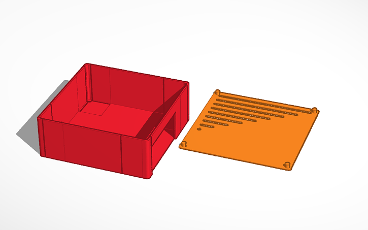 3D design Raspberry Pi 4 with Geekworm UPS X703 Case - Tinkercad