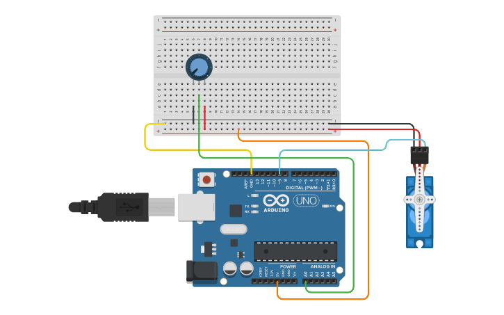 Circuit Design Arduino Servo Motor First Term Cdi Project Tinkercad