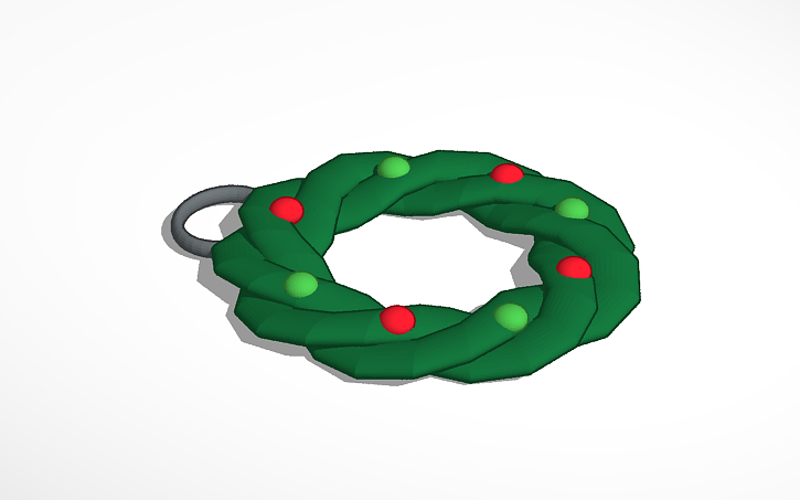 3D design Christmas Ornament - Tinkercad